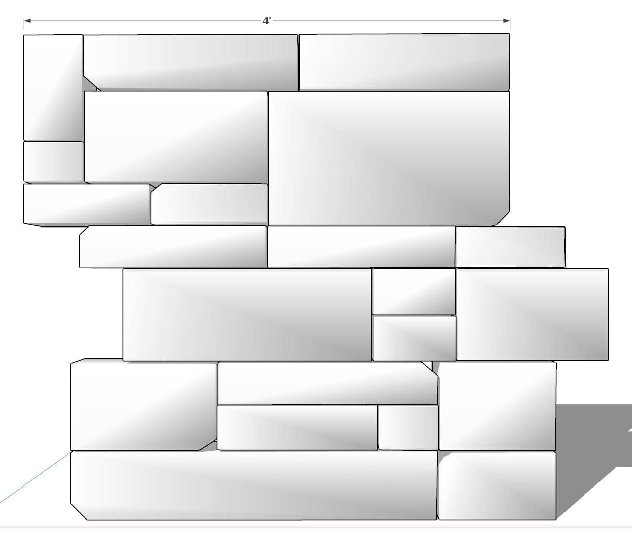 Natural Stone CAD Design Pattern: VD02T - Stone Curators