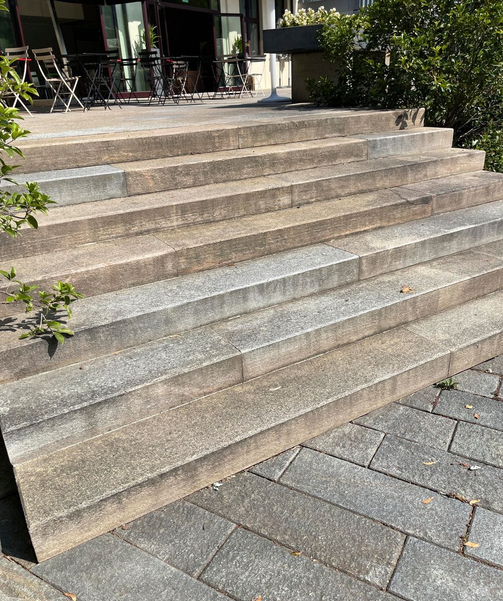 Pietra Italia Full Color Gneiss - Worked Surface Monolithic Steps ...