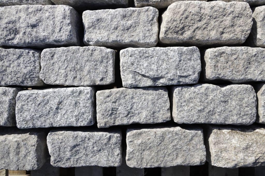 Gray Granite Cobblestone - Squares | Stone Curators
