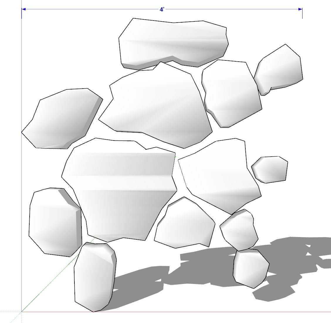 Natural Stone CAD Design Pattern: VF02 - Stone Curators