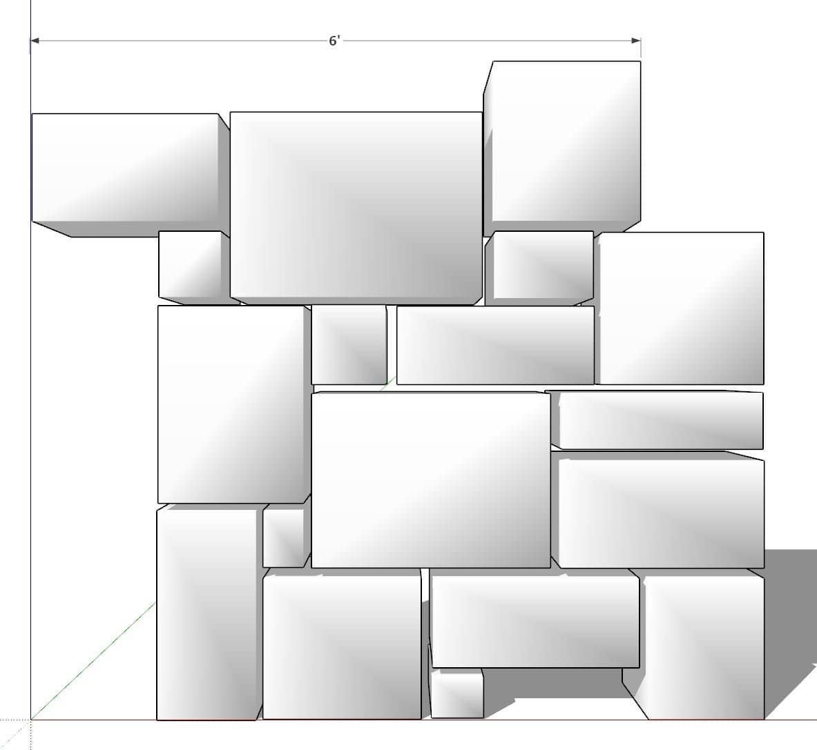 Natural Stone CAD Design Pattern: WD02 - Stone Curators