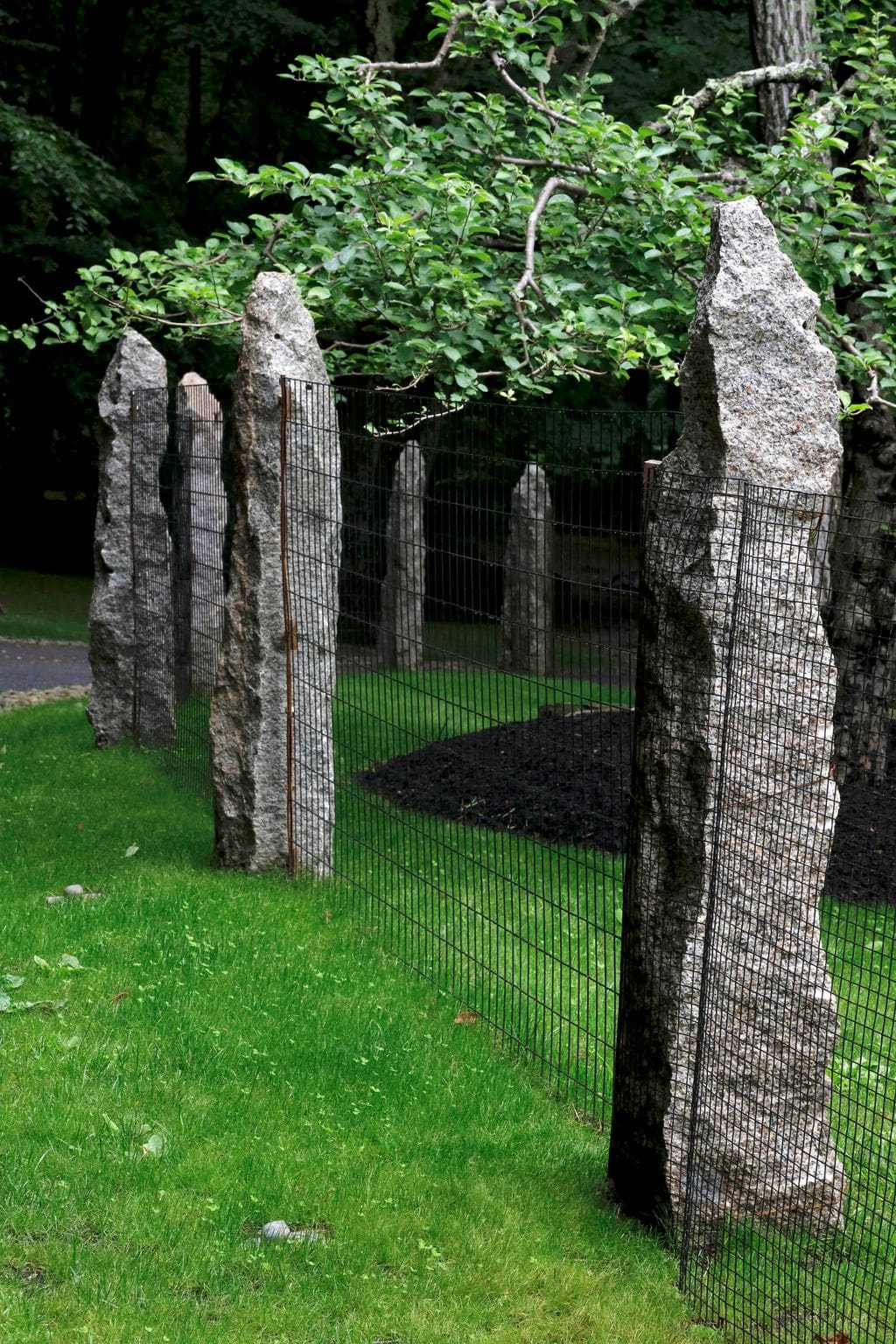 Hand-split Reclaimed Granite Posts | Stone Curators