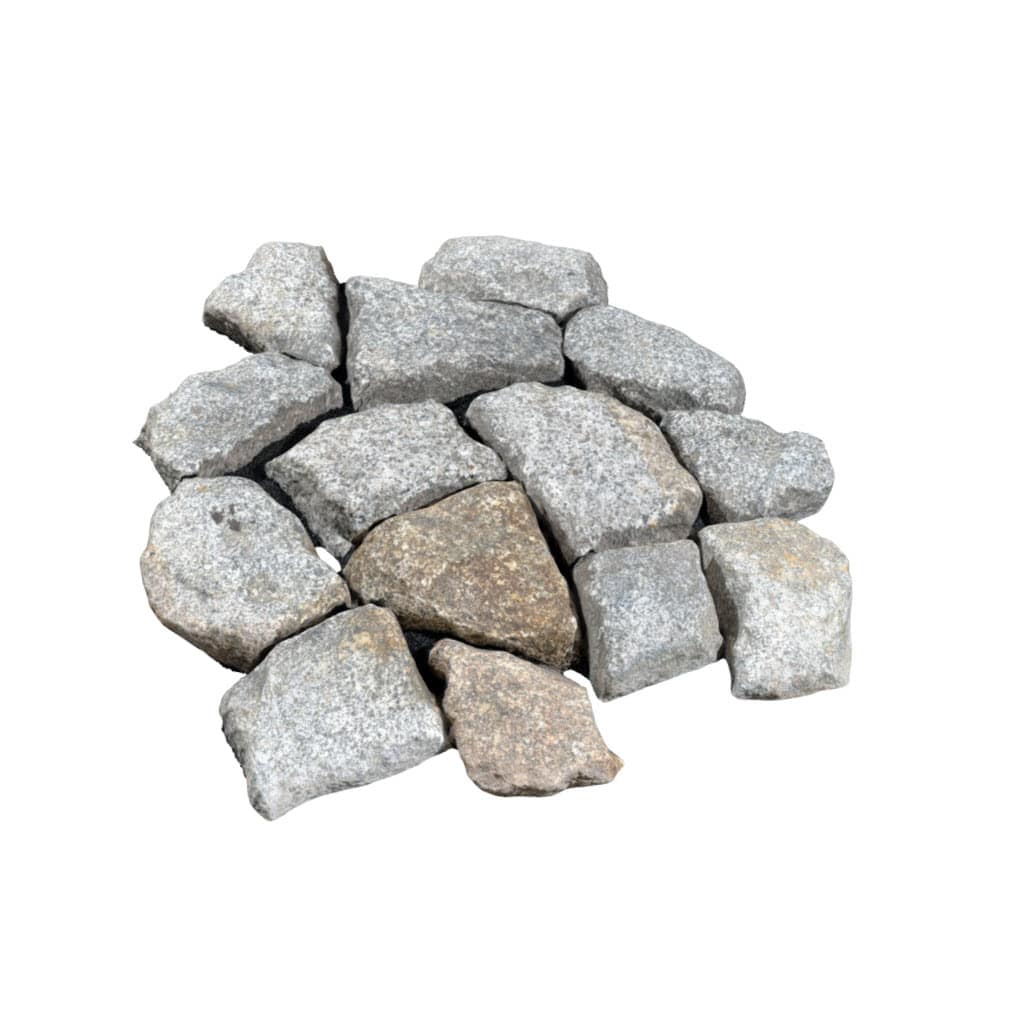 Reclaimed Polygonal Granite Cobblestones - Worn Surface | Stone Curators