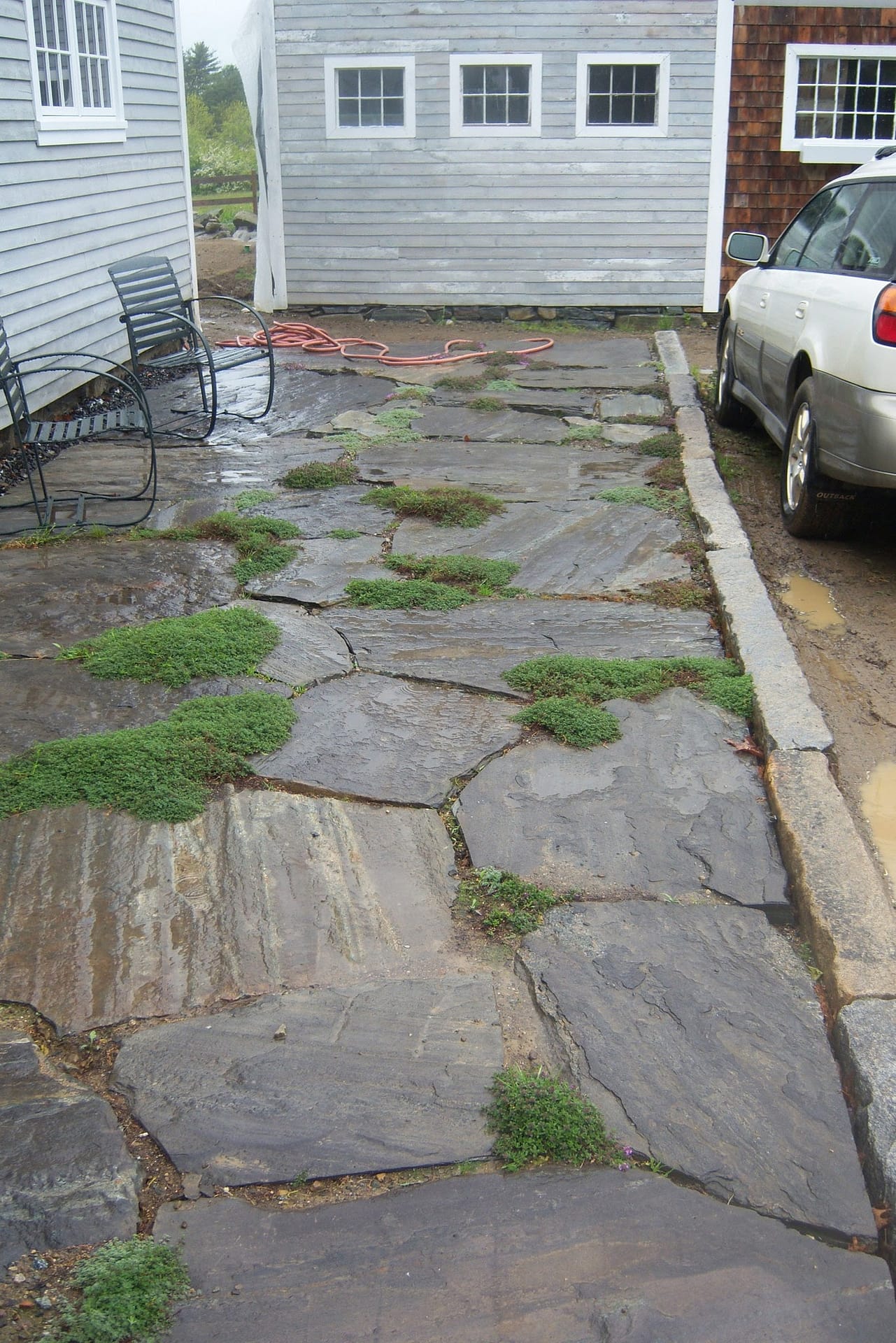 Mystic Mountain Granite - Natural Surface Irregular Pavers | Stone Curators