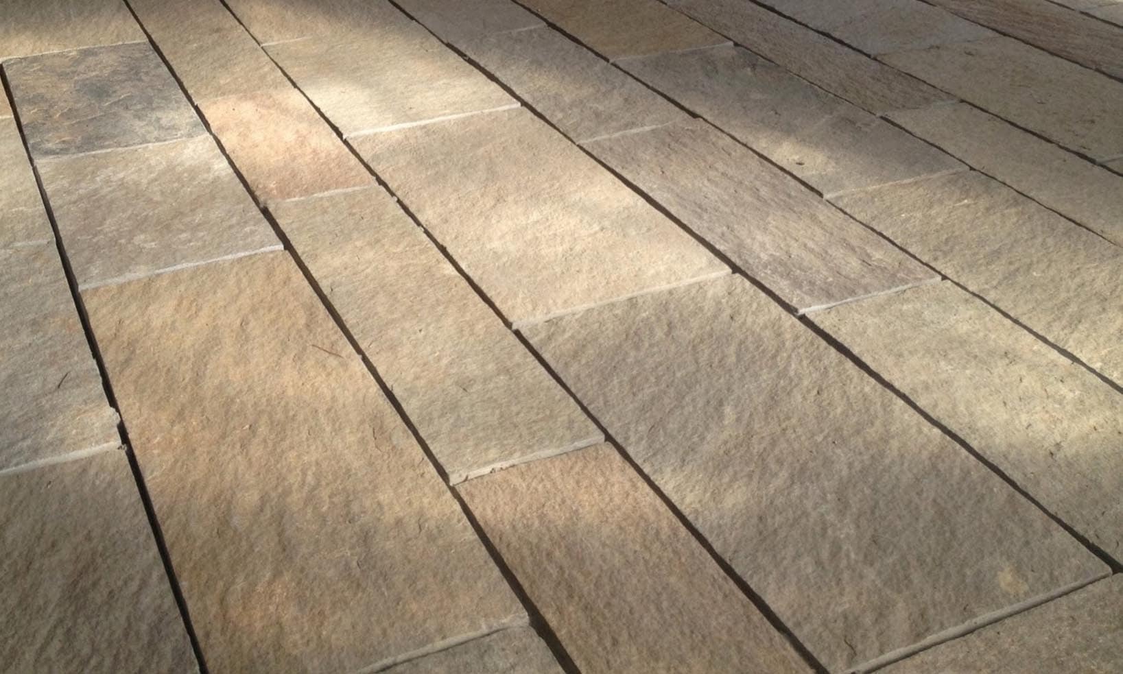 Reclaimed Granite - Sawn Edge Plank Pavers | Stone Curators