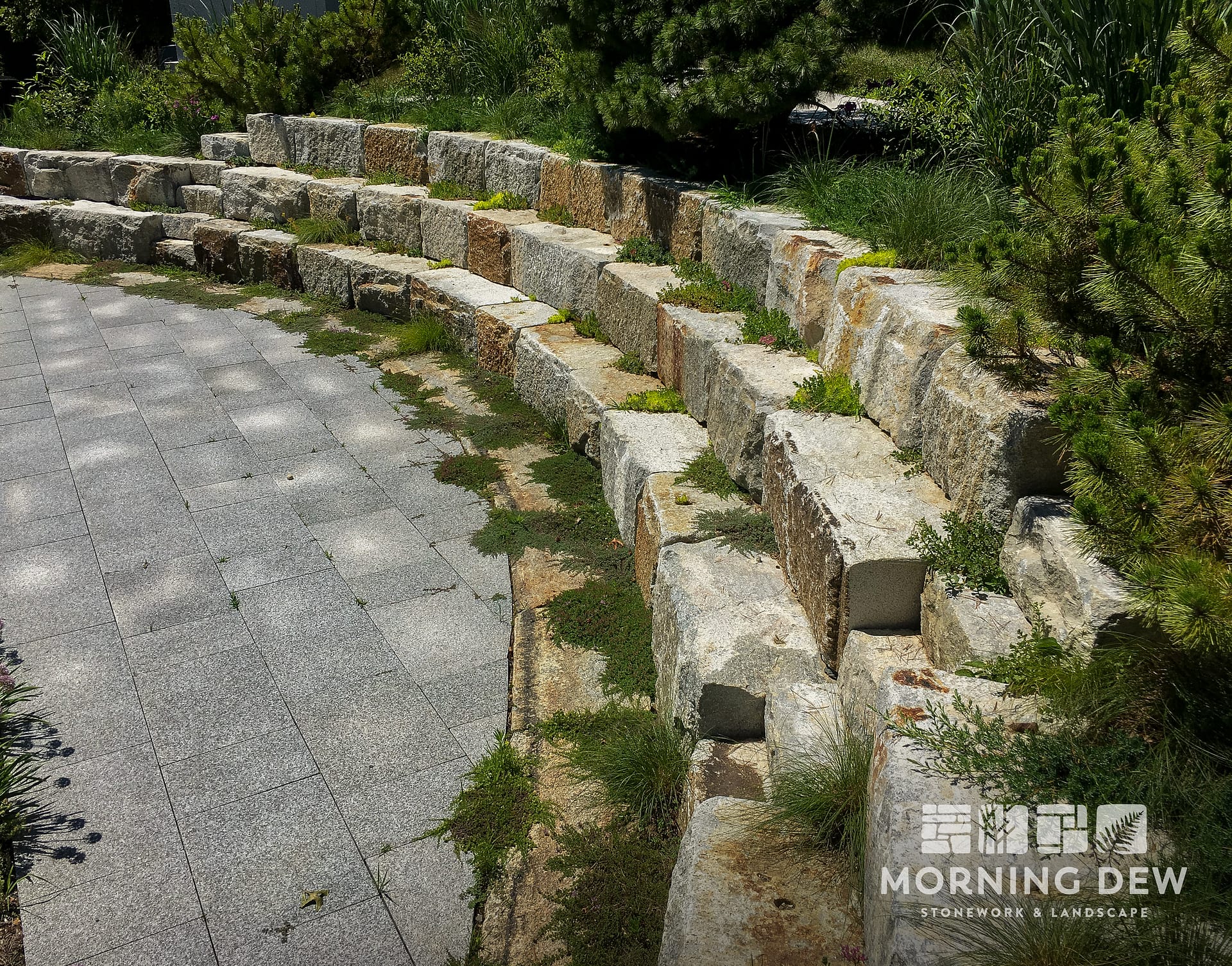Reclaimed Granite Bridge Blocks - Benches & Seating | Stone Curators