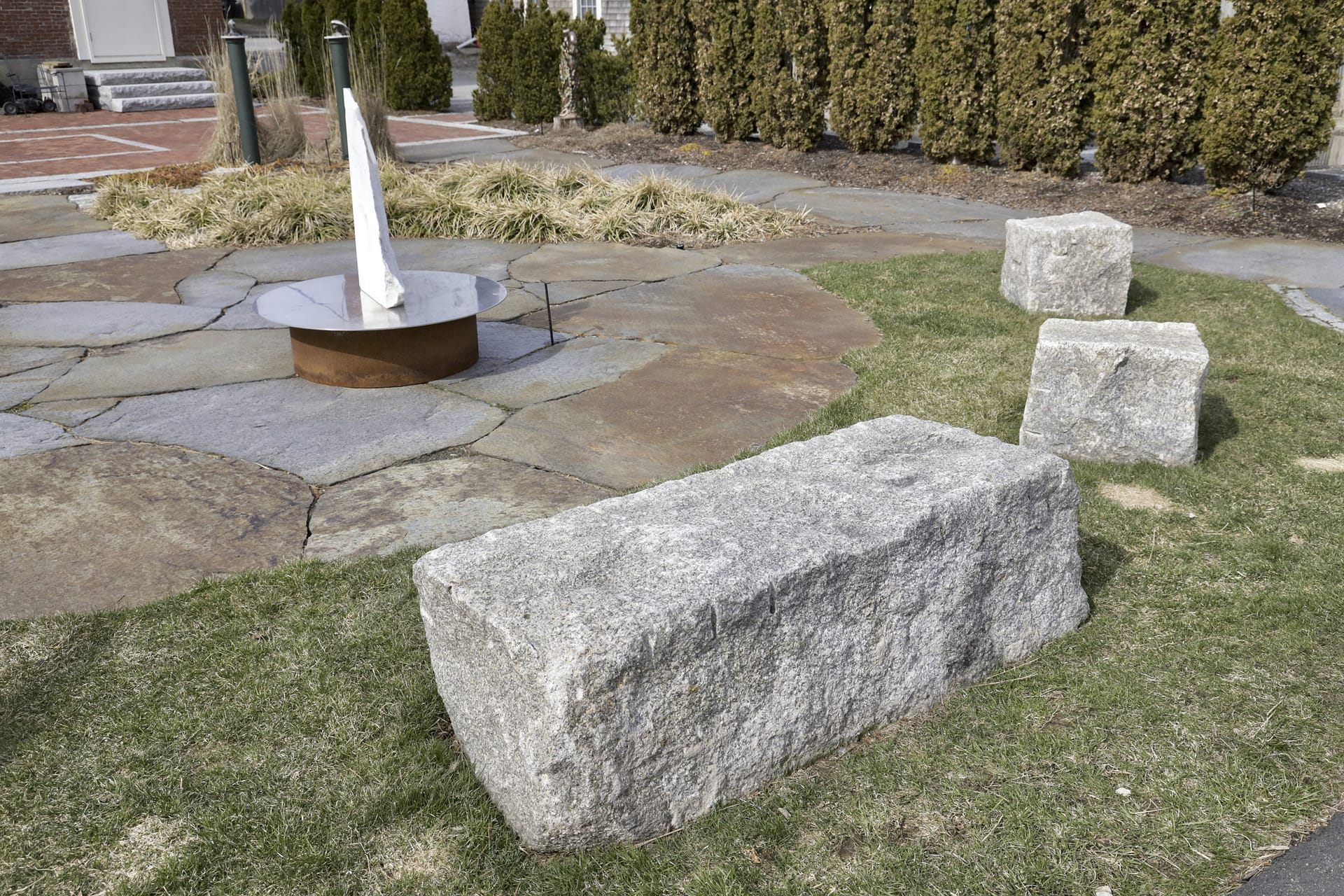 Reclaimed Granite Bridge Blocks - Benches & Seating | Stone Curators