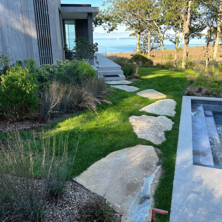Black Mountain Granite - Natural Surface Irregular Pavers | Stone Curators