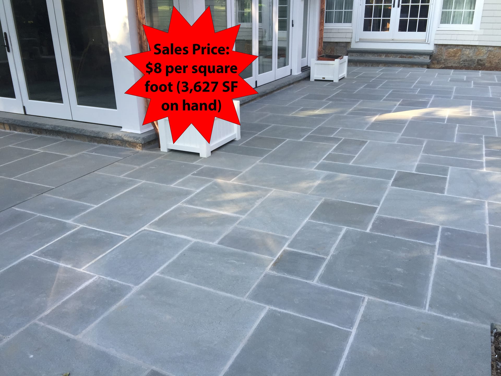 Blue/Gray Bluestone - Flamed Pavers | Stone Curators