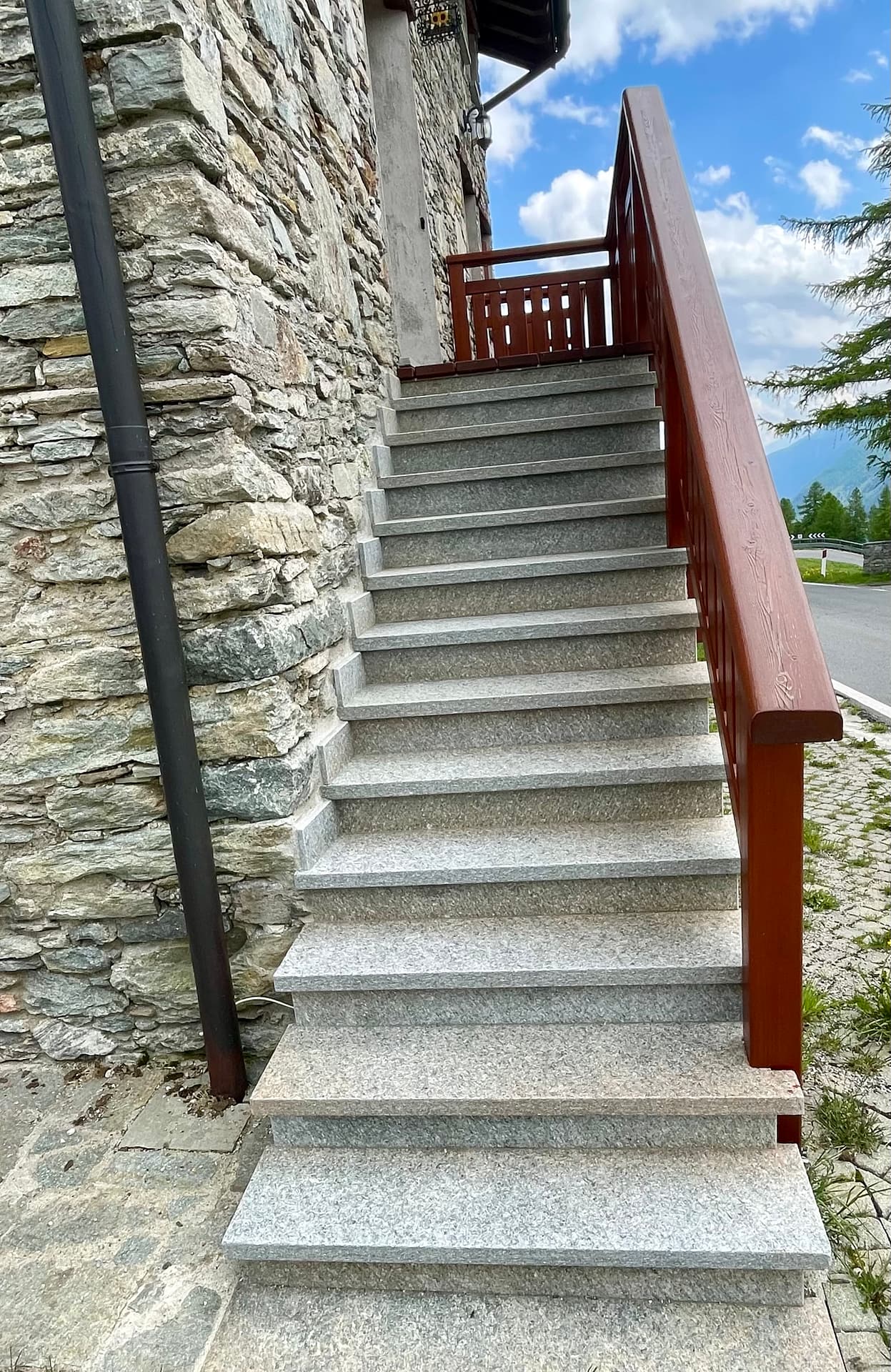 Pietra Italia Gneiss - Natural Cleft - Treads | Stone Curators