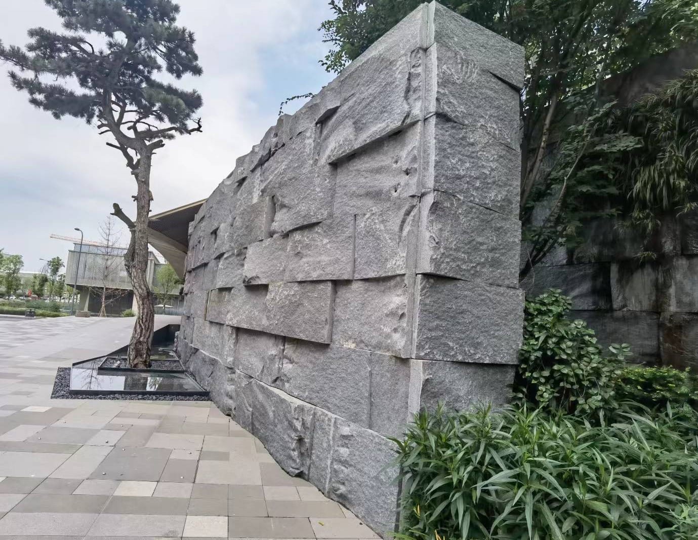Zen Gray Granite - Quarry Skin Veneer | Stone Curators