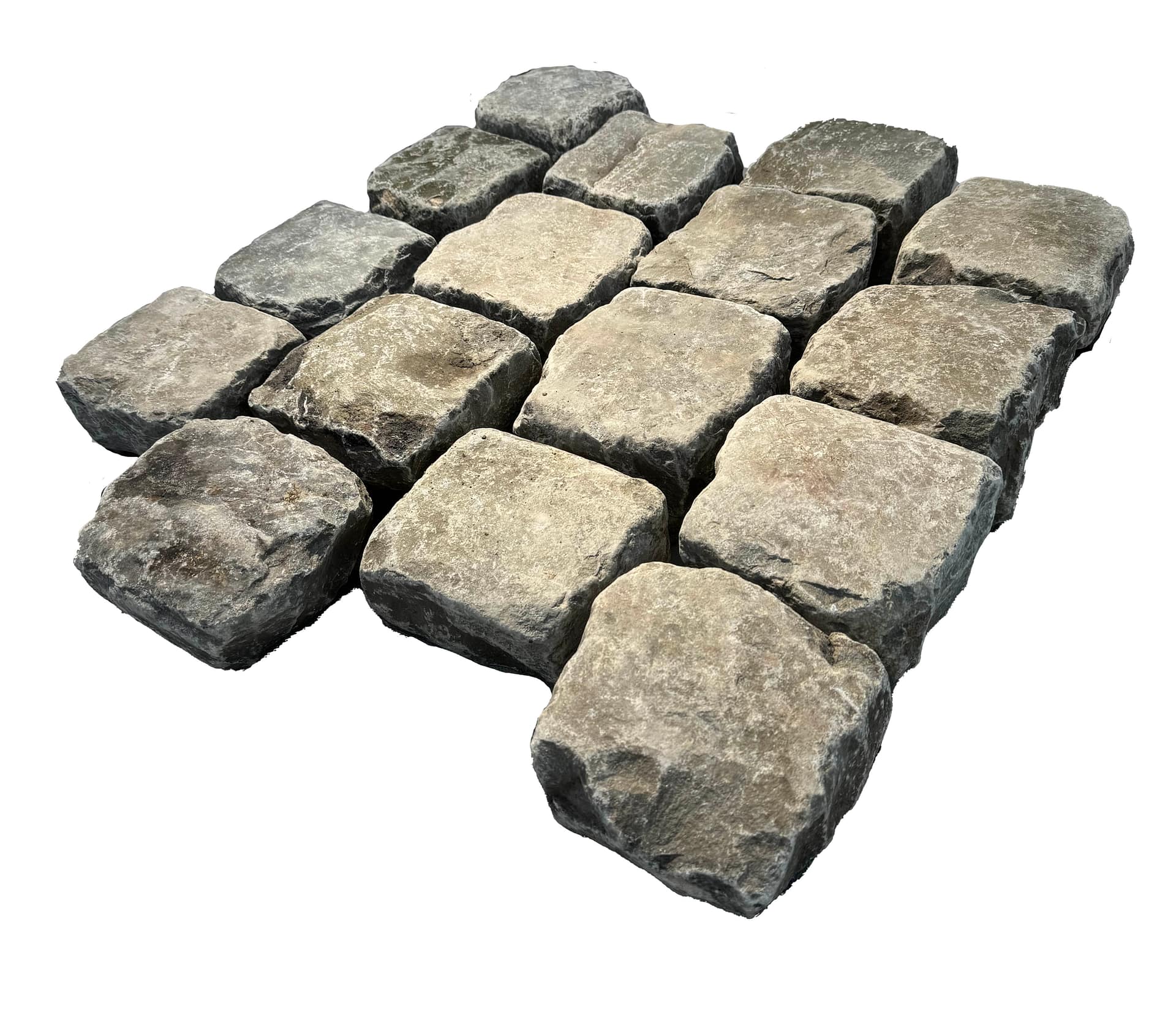 Reclaimed European Porphyry Cobblestones - Square - Worn Surface ...