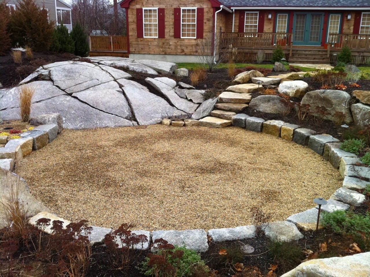 Reclaimed Granite Block - Seating Walls | Stone Curators
