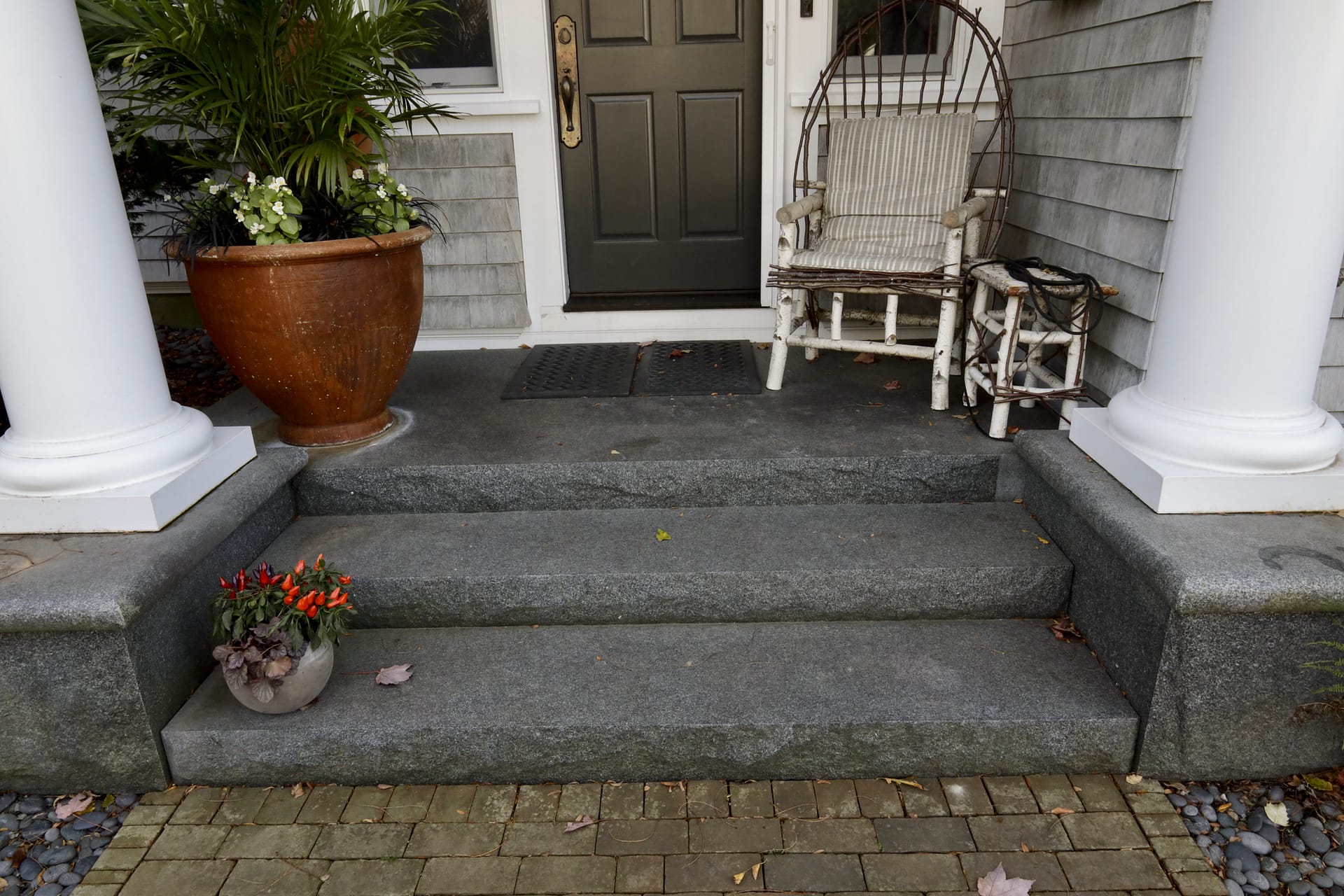 Jet Mist Granite - Steps and Treads | Stone Curators