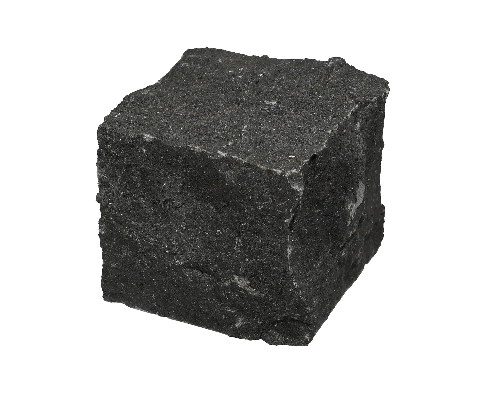 Nordic Black Basalt Cobblestones - Cubes - Split Top, Split Sides ...