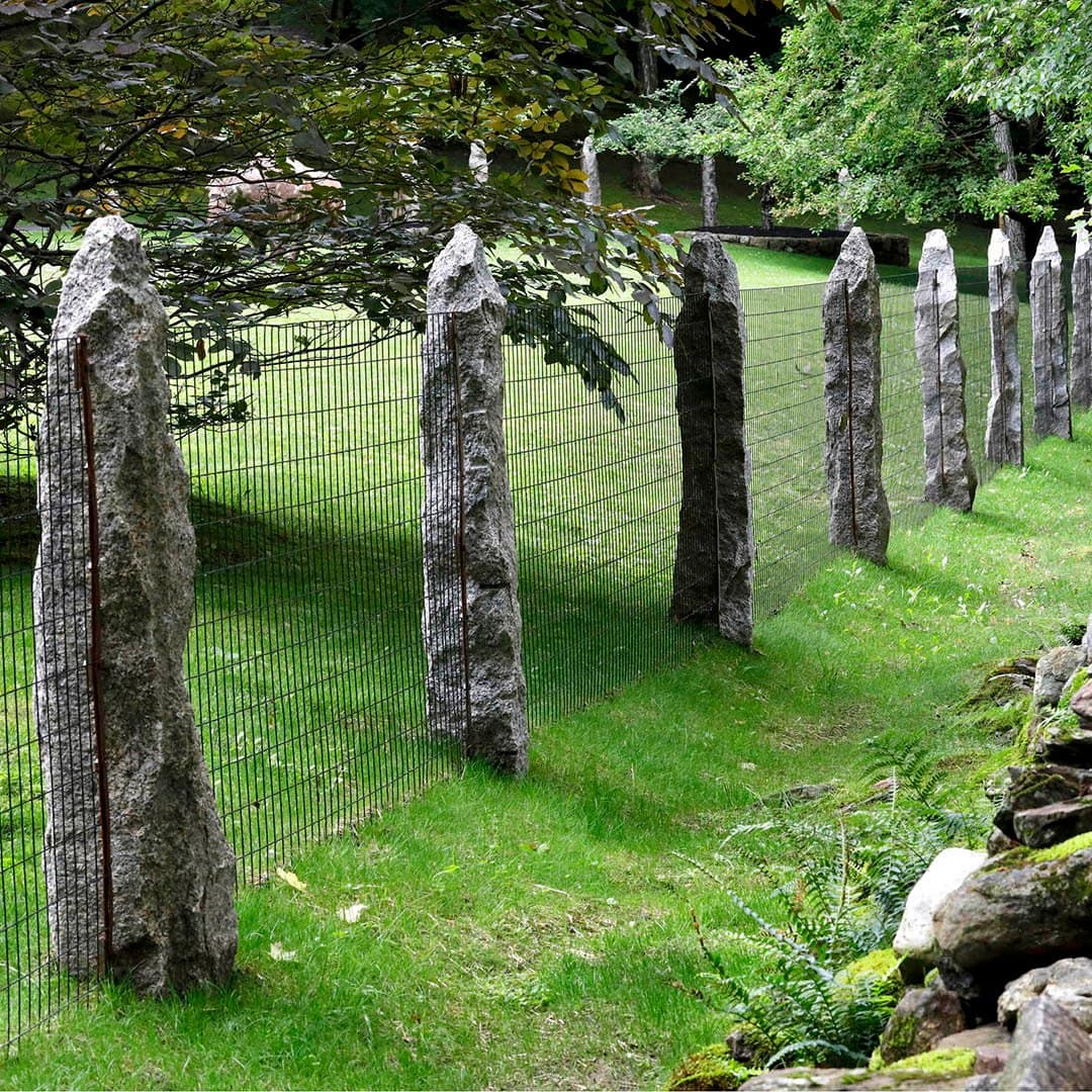 Hand-split Reclaimed Granite Posts | Stone Curators