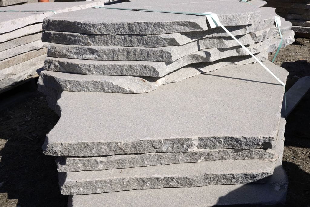 Westerly Pink Granite - Sawn Irregular Pavers | Stone Curators