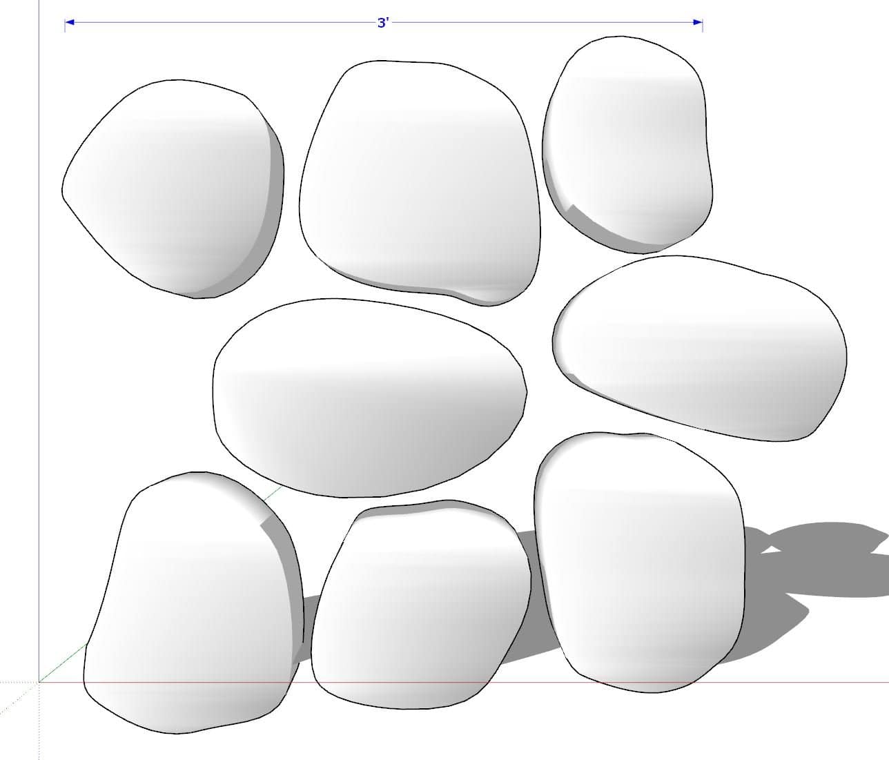 Natural Stone CAD Design Pattern: VR02 - Stone Curators
